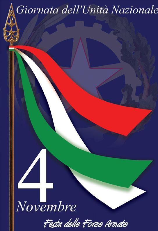 4 Novembre, Giorno dell'Unita' Nazionale e delle Forze Armate 4 Novembre, Giorno dell'Unita' Nazionale e delle Forze Armate